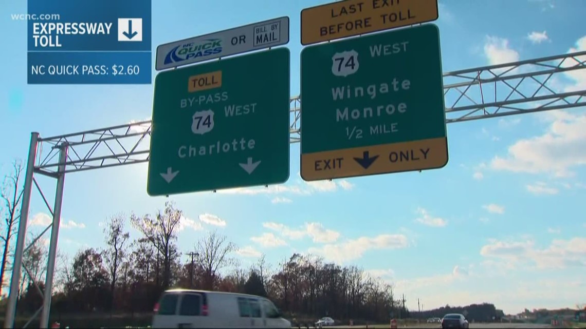 Monroe Expressway toll rate increase takes effect in 2025 | wcnc.com