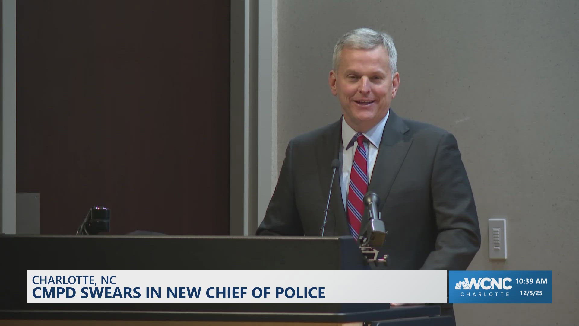 Gov. Josh Stein speaks at CMPD swearing-in ceremony | wcnc.com