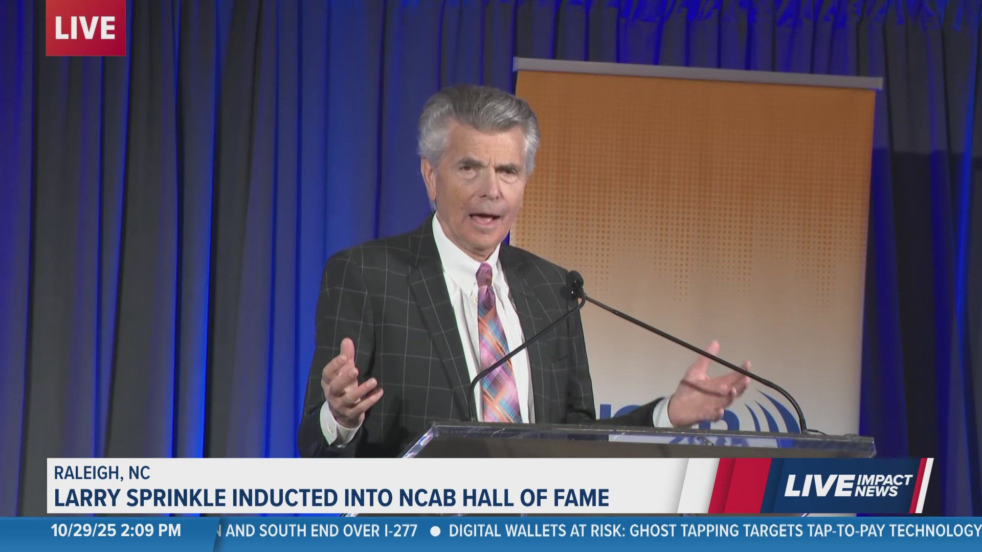 Larry Sprinkle inducted into NC Association of Broadcasters Hall of ...