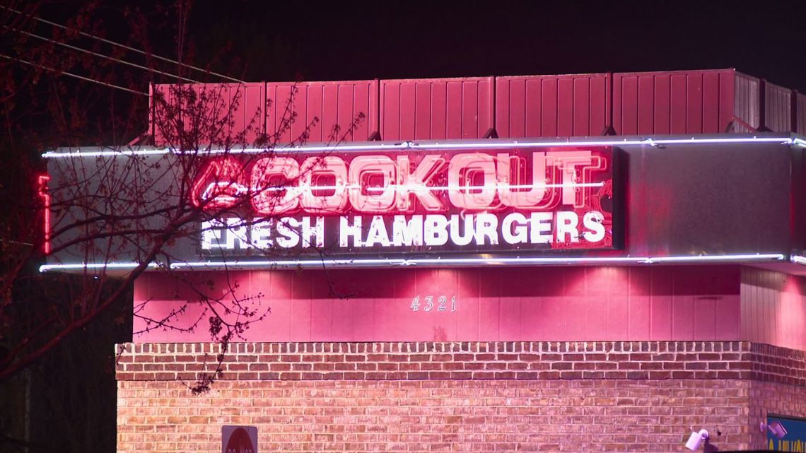 Woman shot while waiting in Charlotte Cook Out drive-thru | wcnc.com