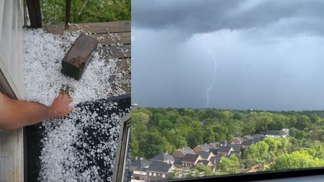 Hail falls in Iredell, Alexander counties in North Carolina | wcnc.com