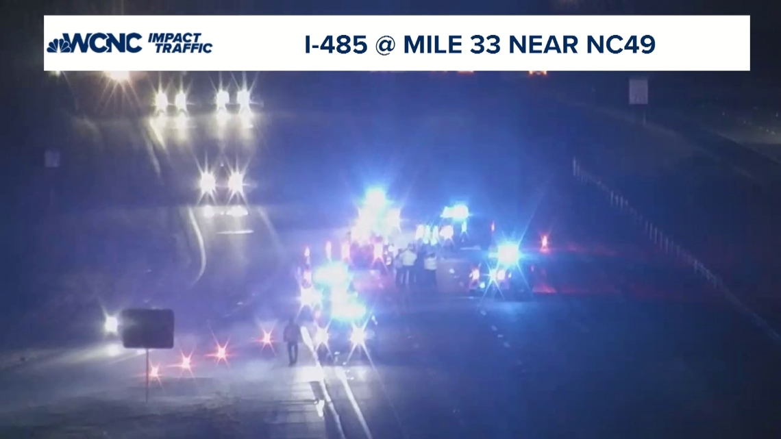 Vehicle crash closes I-485 Inner Loop near University City Boulevard ...