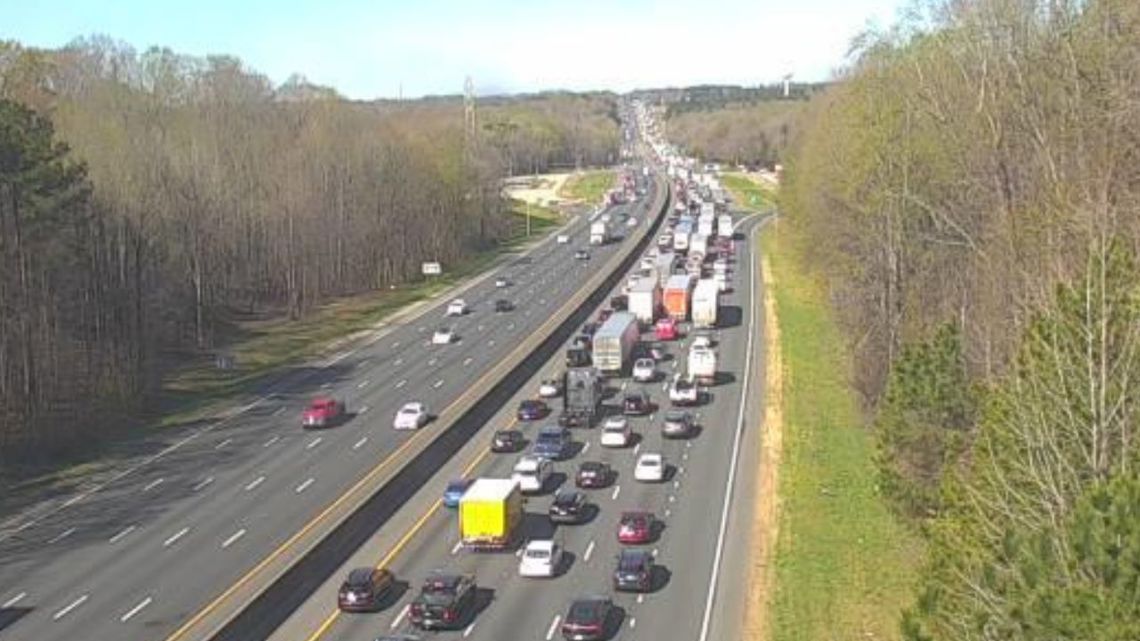 I-85 reopens in Gaston County after 8-vehicle crash | wcnc.com