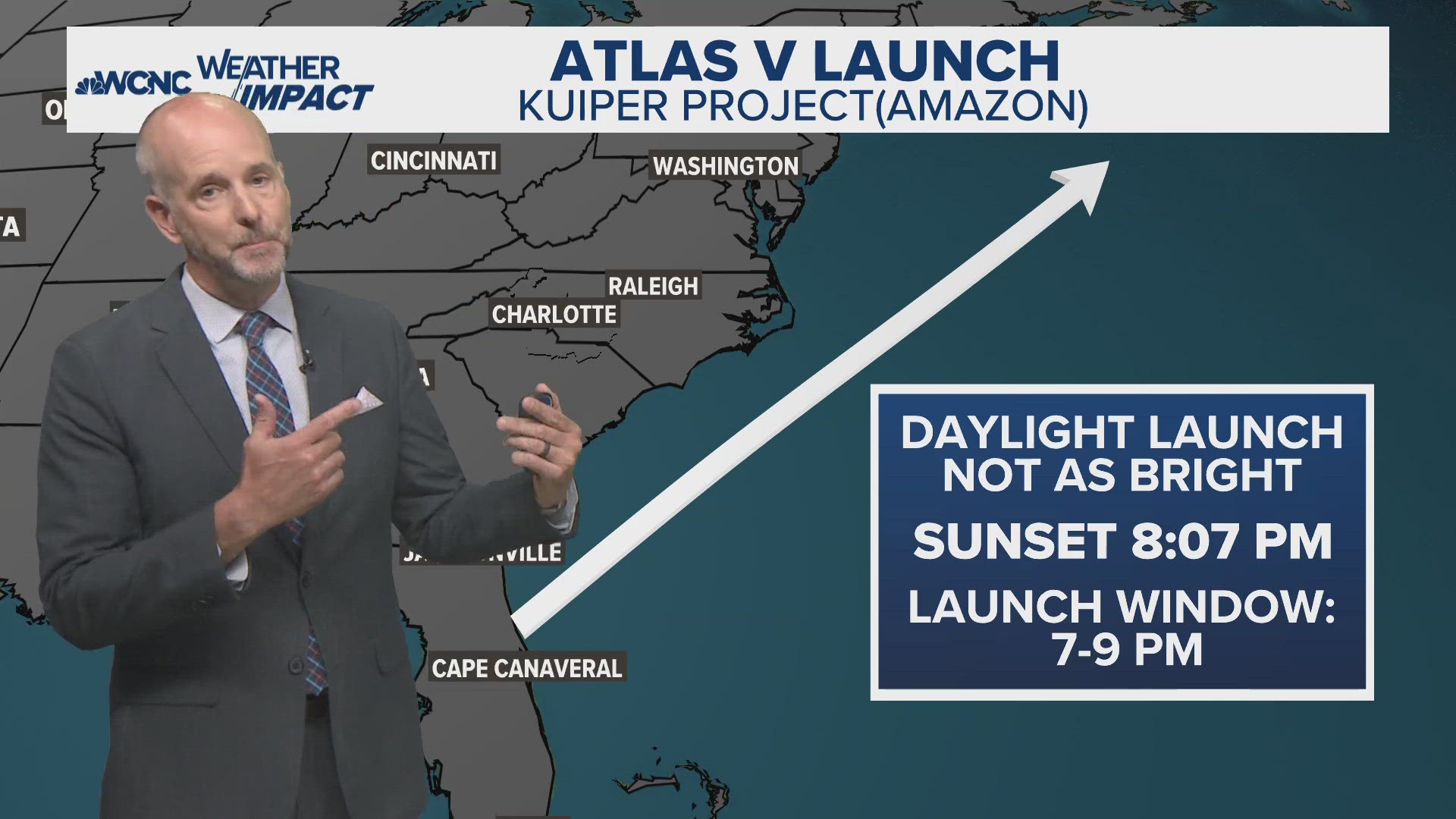 How to see ULA/Amazon rocket launch in Carolina sky | wcnc.com