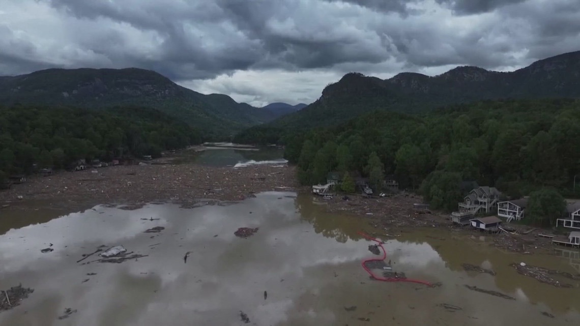 Lake Lure begins refilling after facing damage caused by Hurricane ...