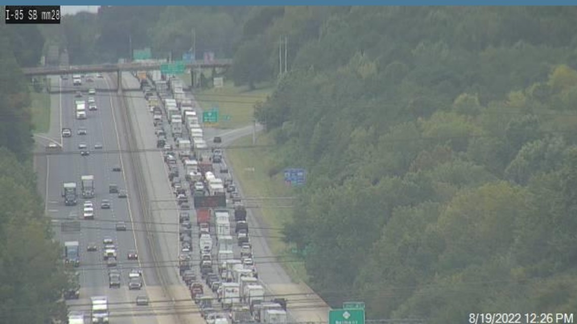 I-85 crash near Belmont causes major conjestion | wcnc.com
