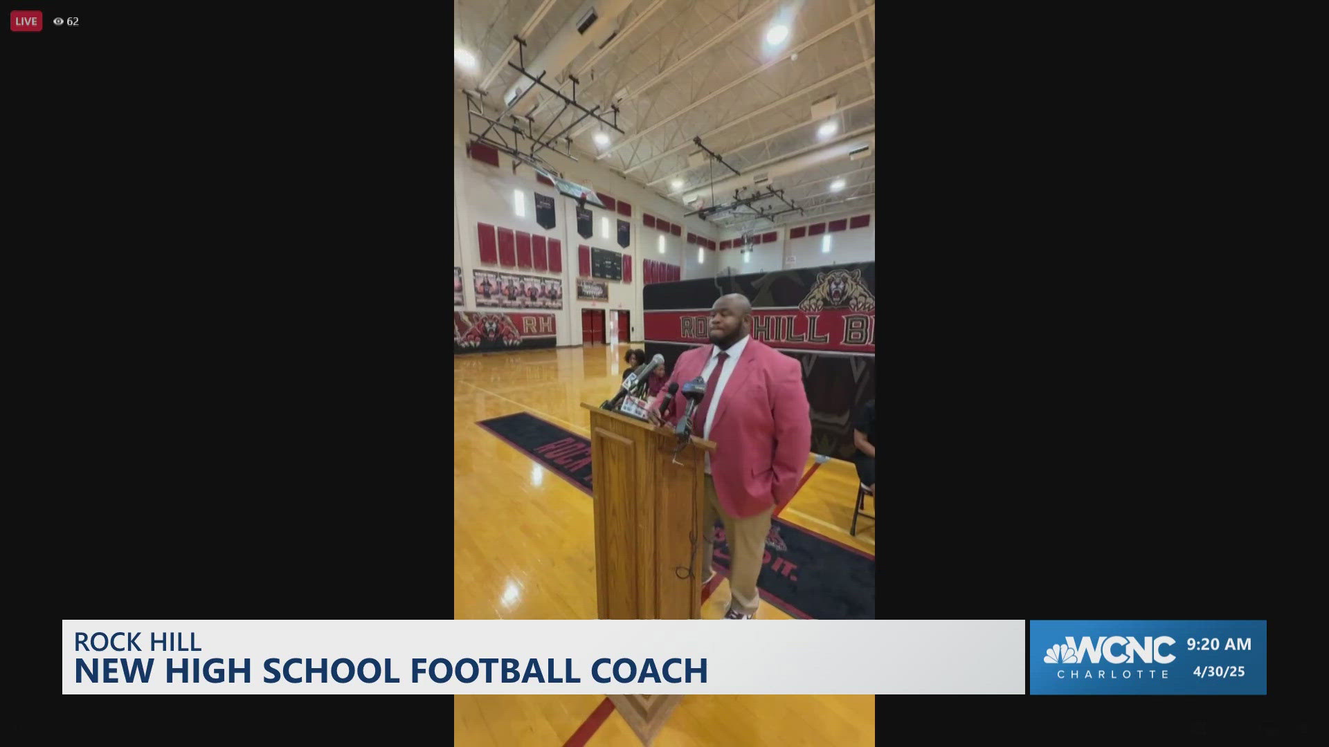 Leon Boulware returns as Rock Hill football coach | wcnc.com