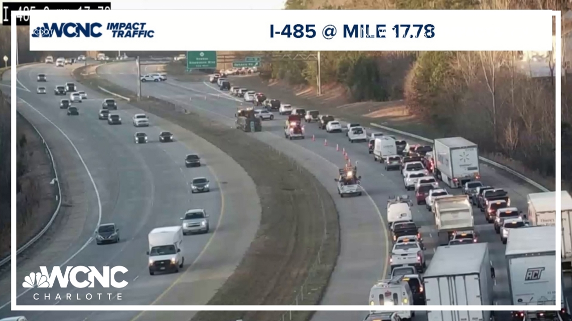 Fatal crash closes I-485 Outer Loop lanes near Oakdale Road | wcnc.com