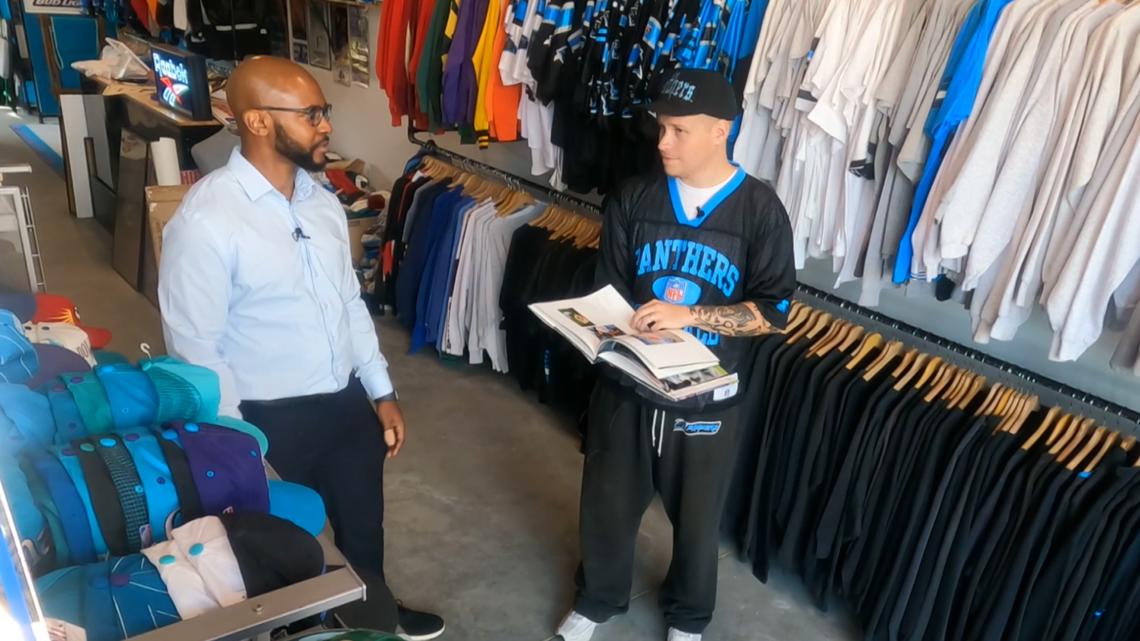 An inside look at Locker Room Charlotte | Carolina Panthers | wcnc.com