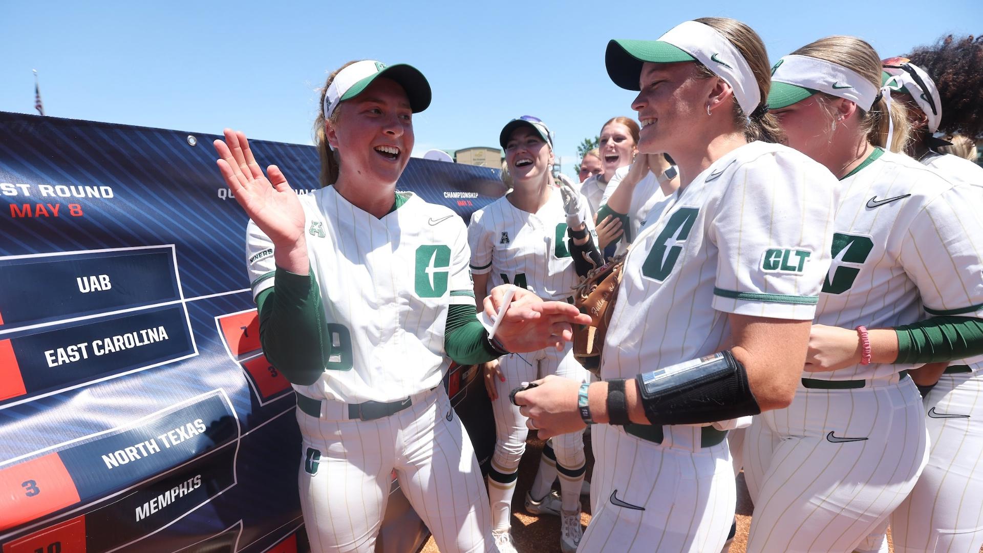 UNC Charlotte 49ers softball wins 2024 AAC Championship | wcnc.com