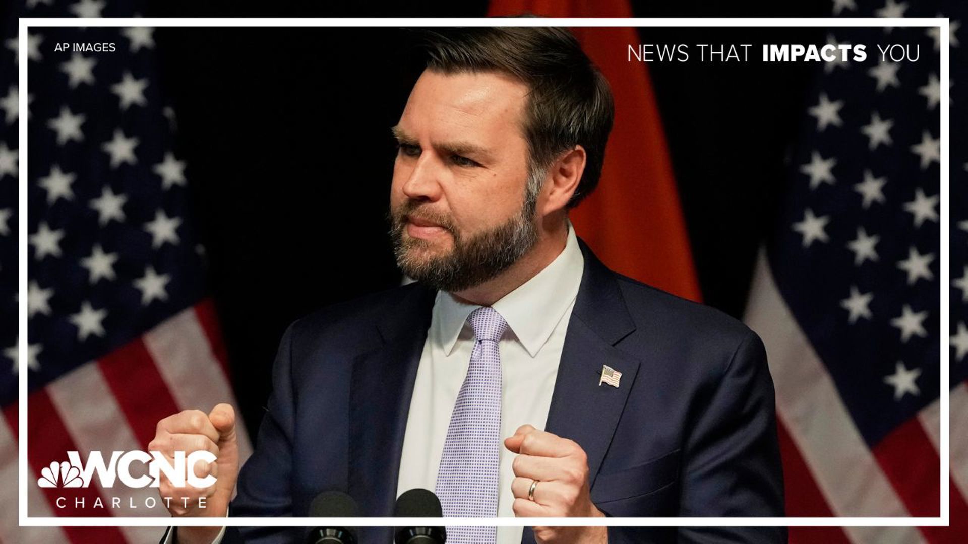 Vice President JD Vance visiting Concord on Wednesday | wcnc.com