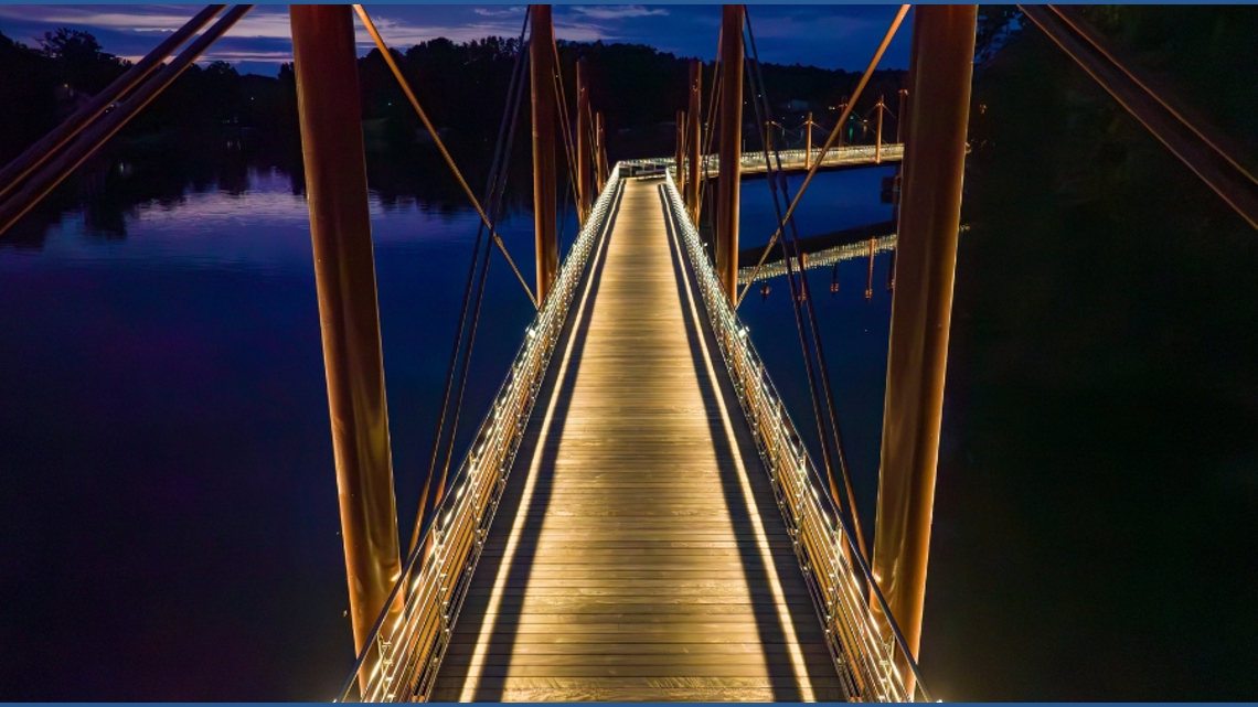 Hickory Riverwalk bridge closes for hurricane repairs | wcnc.com