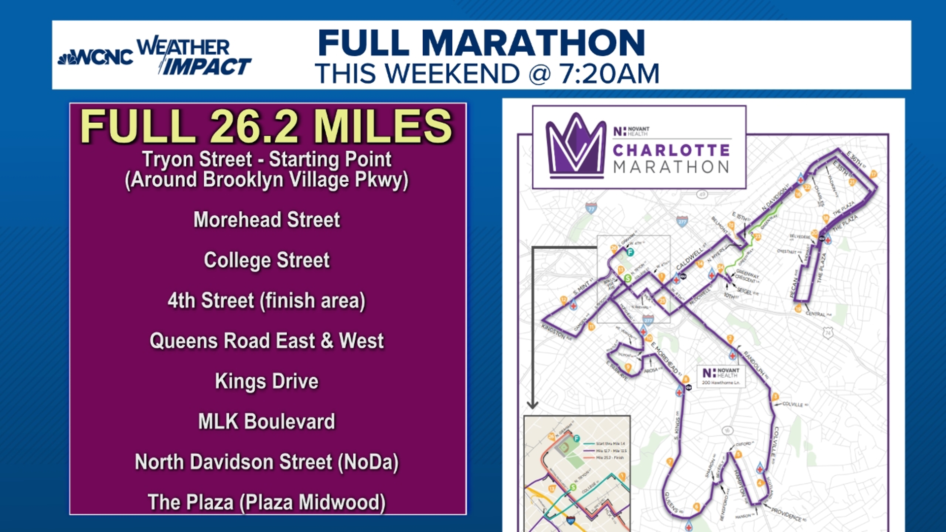 Charlotte Marathon this weekend: Streets to avoid and neighborhoods ...