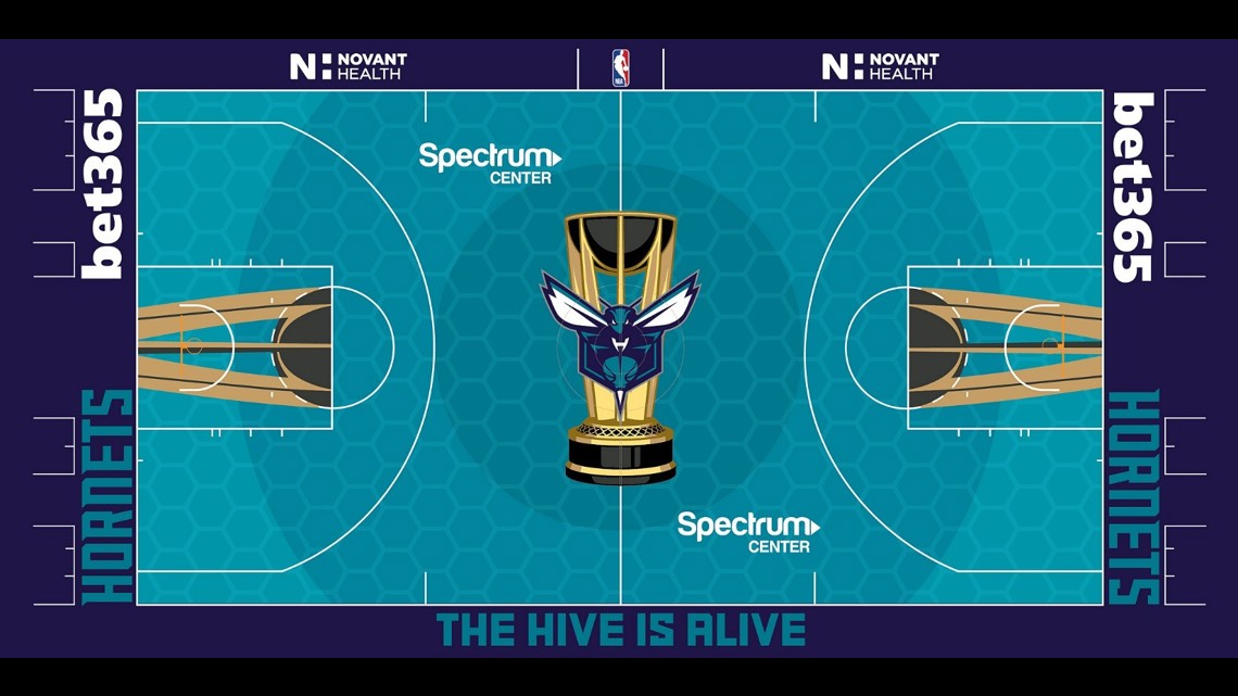 Charlotte Hornets debut court design for Emirates NBA Cup | wcnc.com