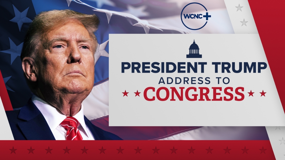 President Trump's first joint address to Congress on Tuesday | wcnc.com