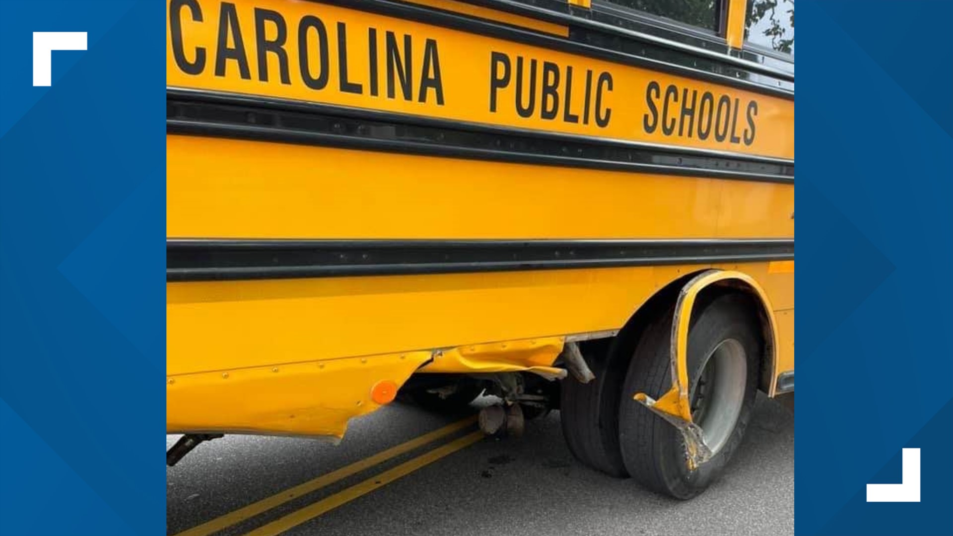 Lancaster school bus hit by car | wcnc.com