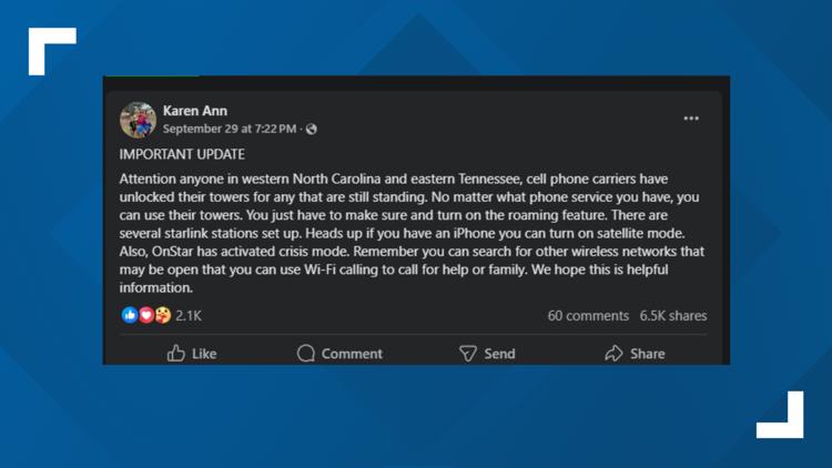 How 'disaster roaming' works in western NC after Helene | VERIFY | wcnc.com