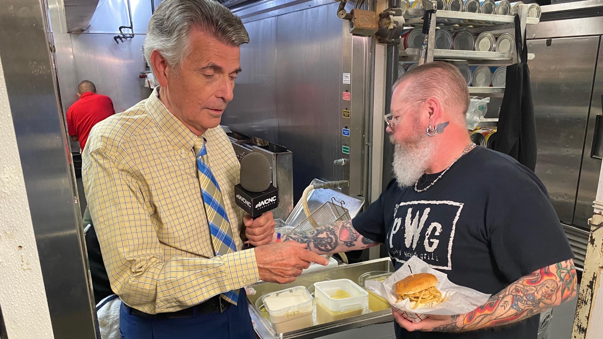 Inside Pinky's Westside Grill, home of the white trash burger | wcnc.com