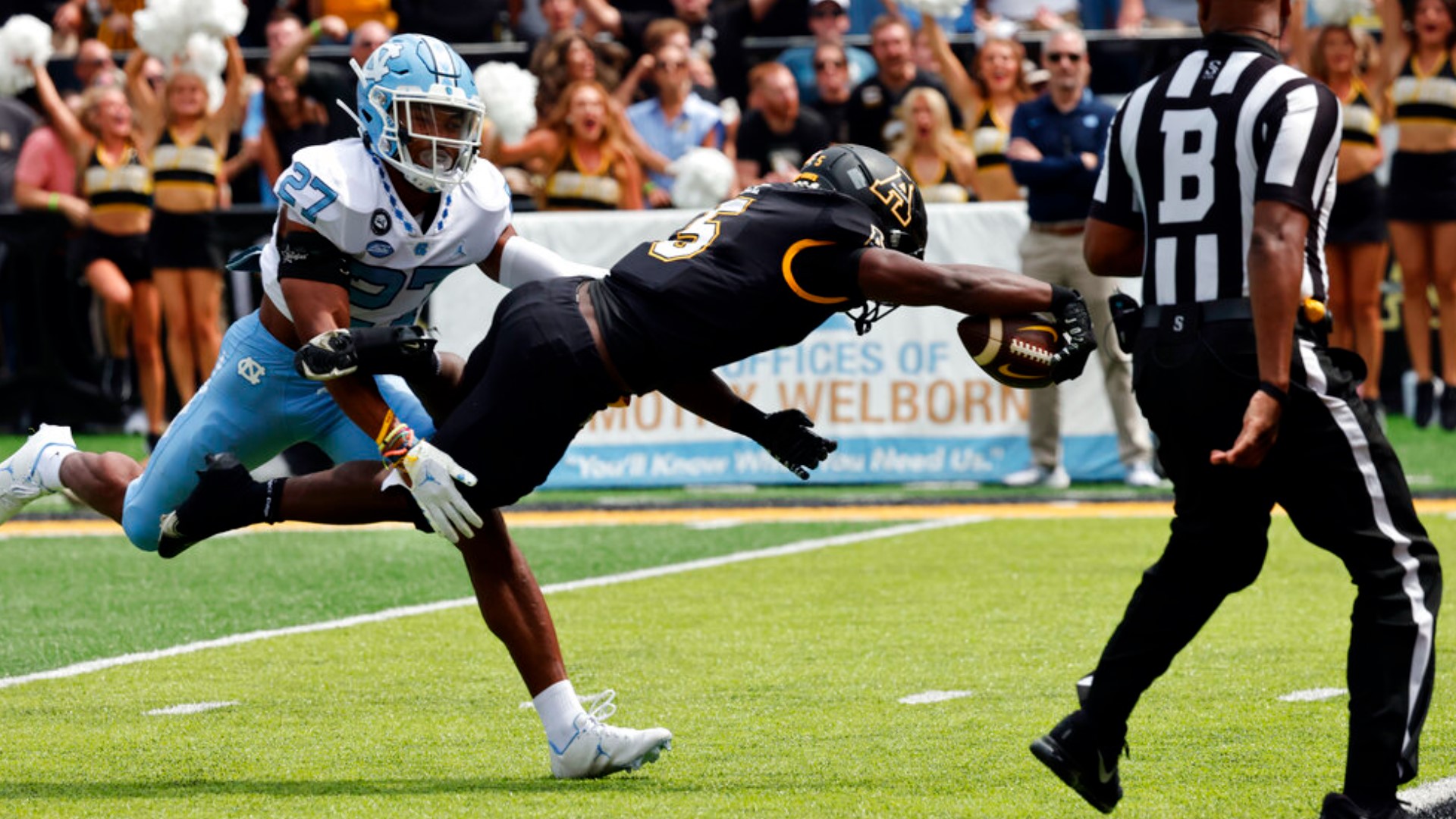 North Carolina wins in close game against App State | wcnc.com