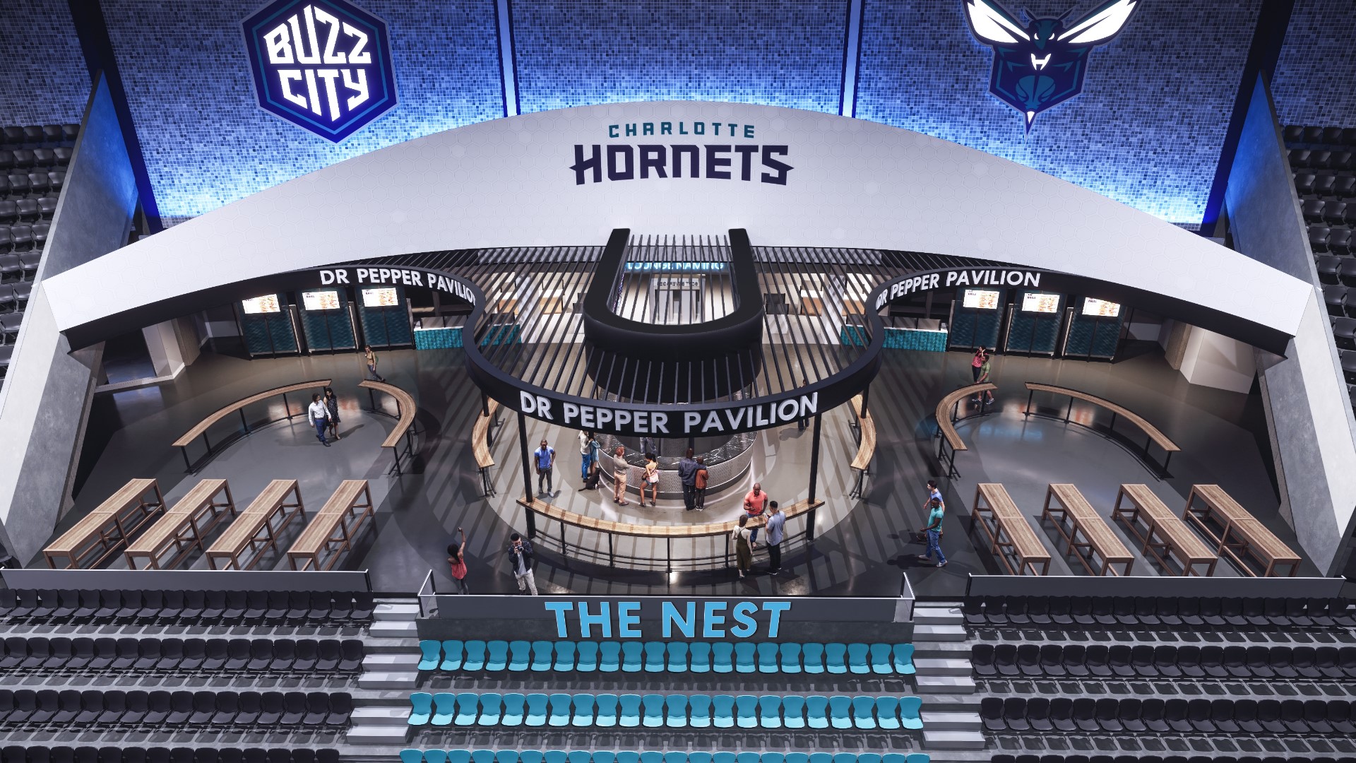 Hornets release renderings of Spectrum Center upgrades | wcnc.com