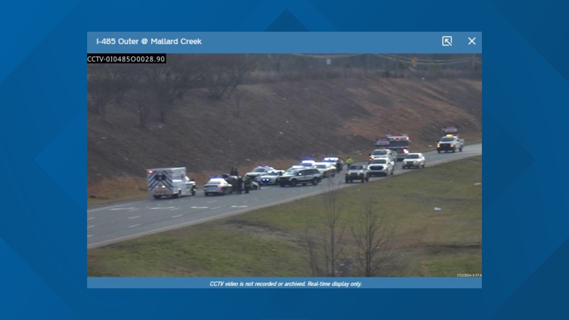 Car crashes in Charlotte after NCSHP chase | wcnc.com