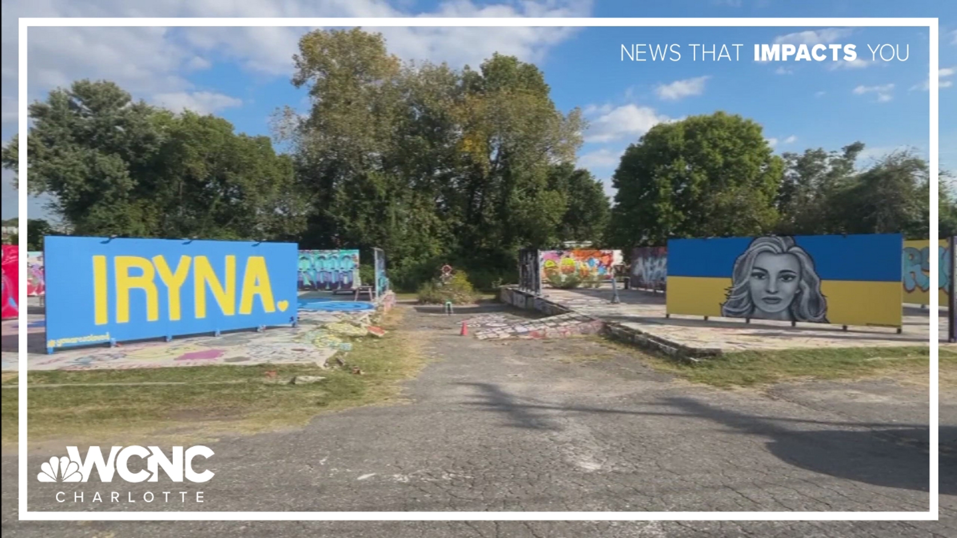 Murals honoring Iryna Zarutska created at TAOH Outdoor Gallery | wcnc.com
