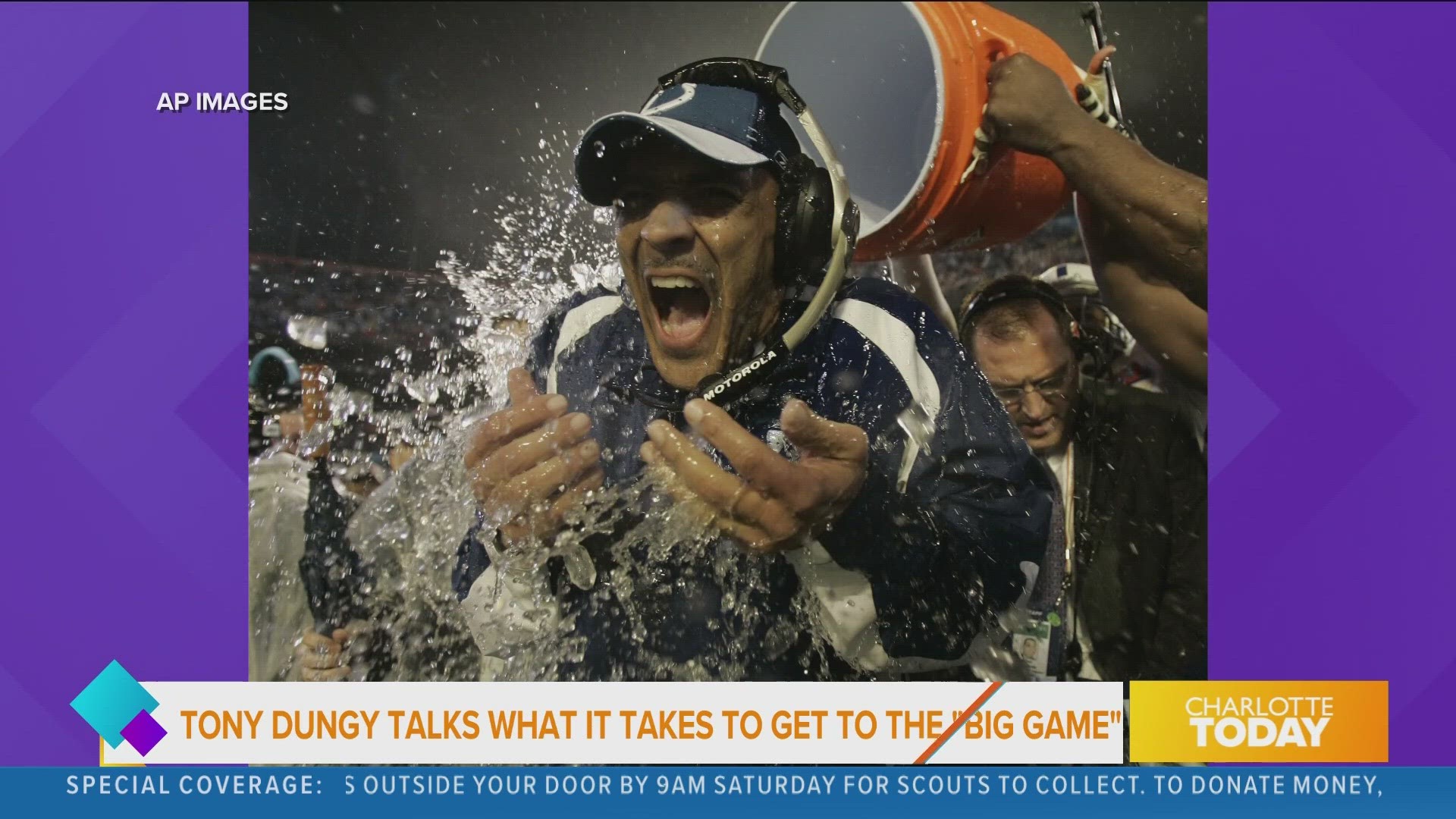 Today’s Big Game Spotlight features Hall of Famer Coach Tony Dungy ...