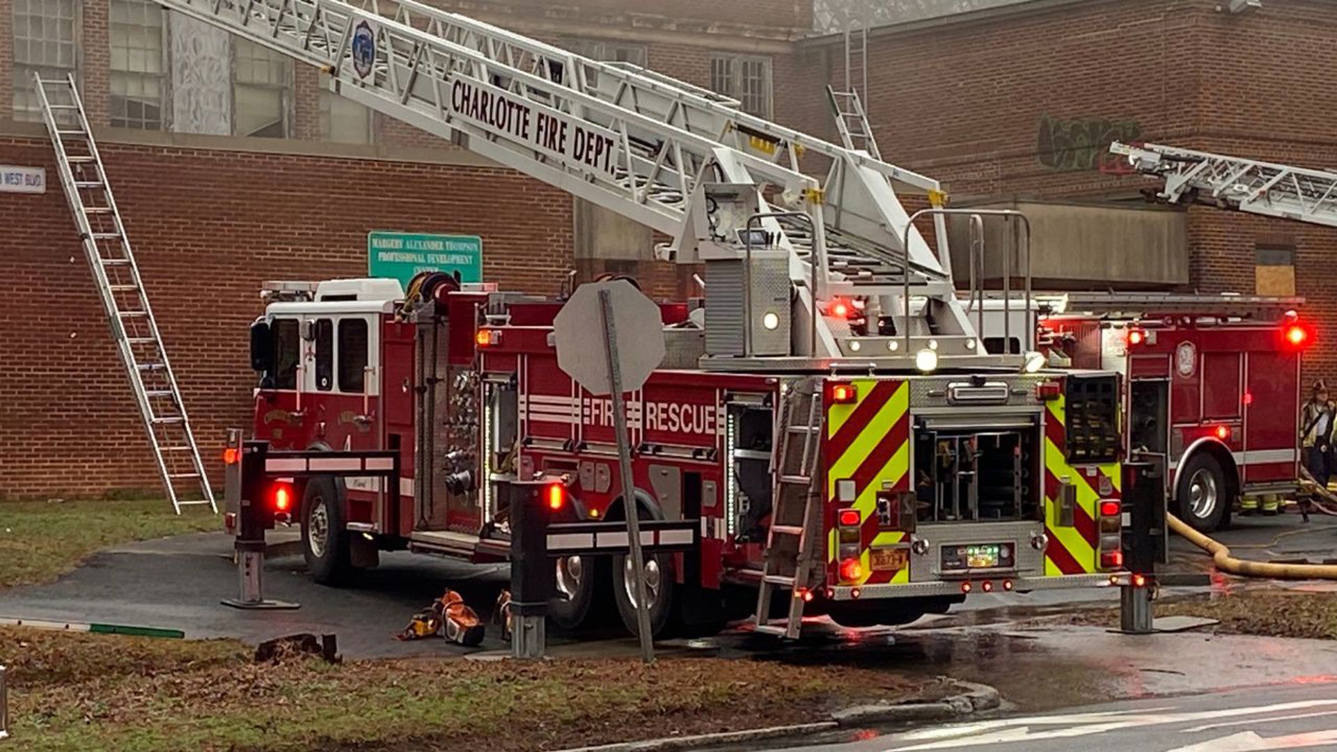 Historic Charlotte school catches on fire for second time in 3 weeks ...
