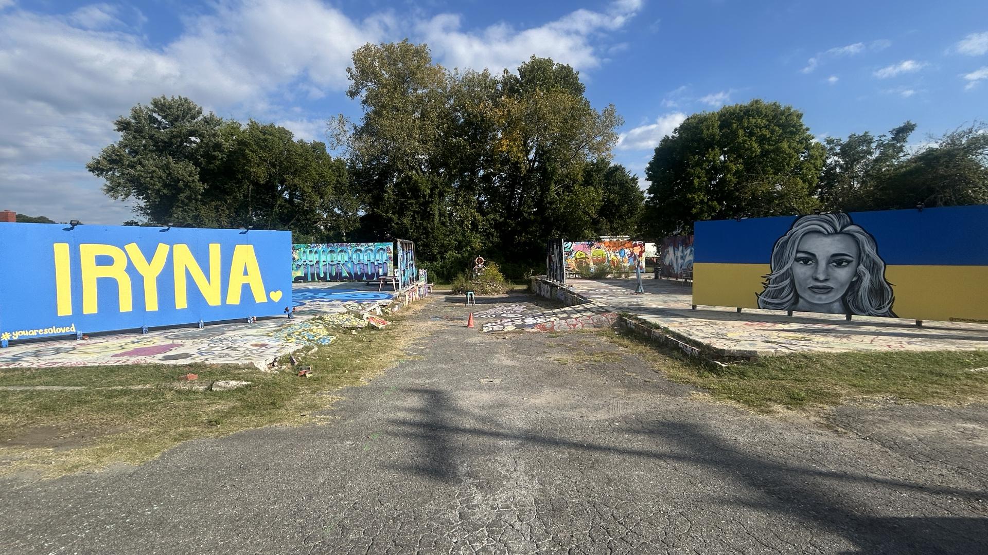 Murals honoring Iryna Zarutska created at TAOH Outdoor Gallery | wcnc.com