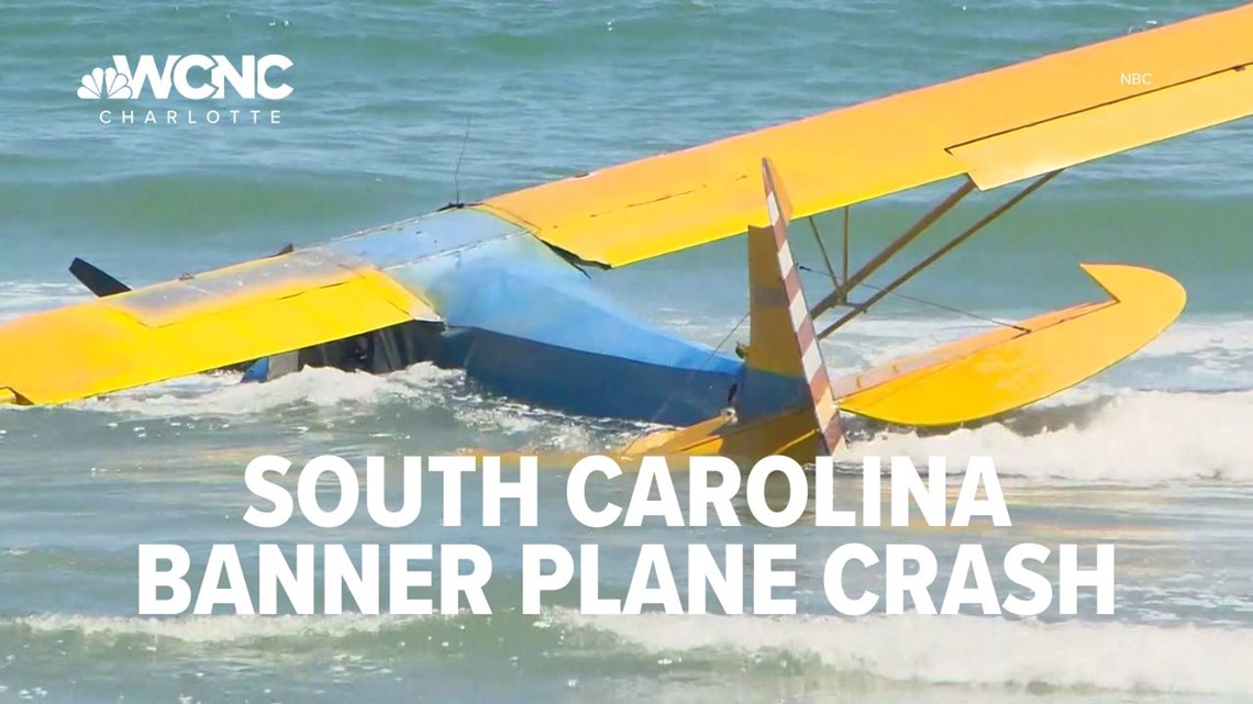 Pilot injured after banner plane crash near Myrtle Beach, SC | wcnc.com
