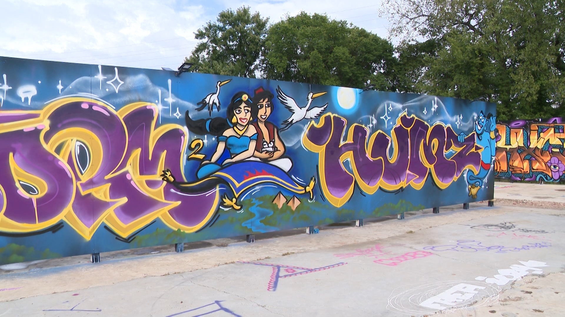 TAOH Outdoor Gallery, Charlotte's first graffiti park | wcnc.com