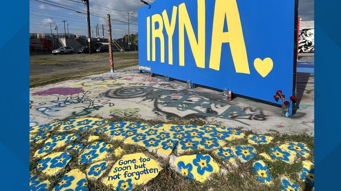 Murals honoring Iryna Zarutska created at TAOH Outdoor Gallery | wcnc.com