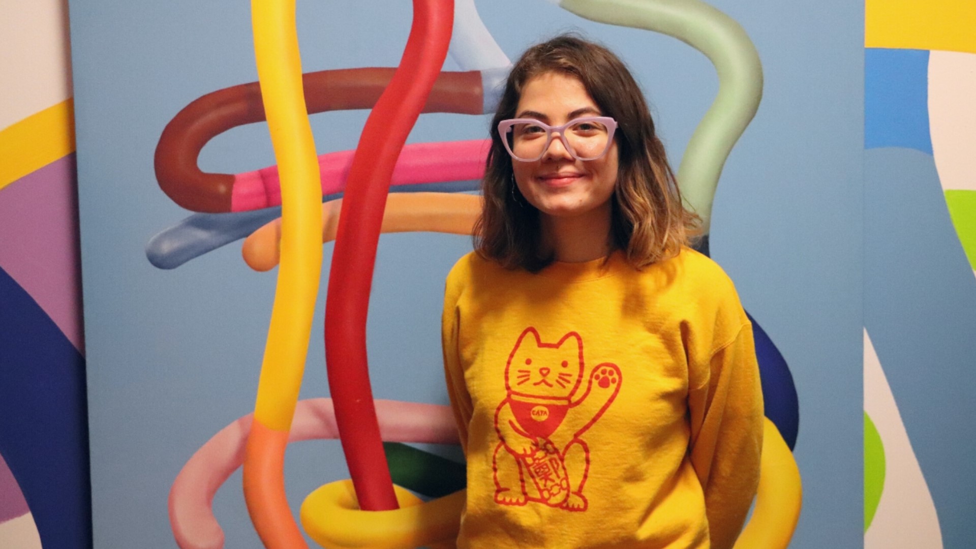 Charlotte fiber artist using vibrant colors to bring joy, peace | wcnc.com