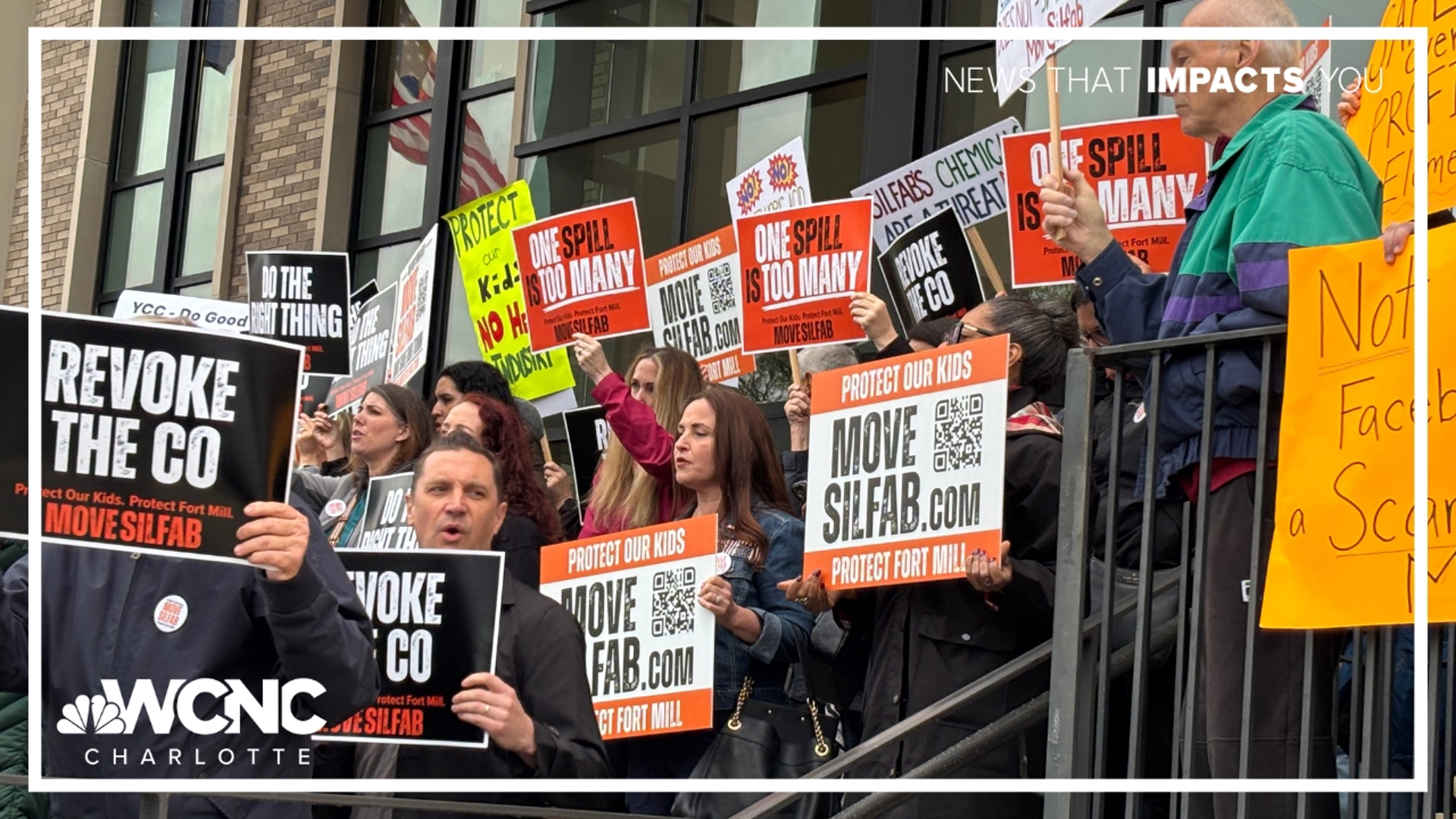 Fort Mill residents protest Silfab Solar at York County Council meeting ...
