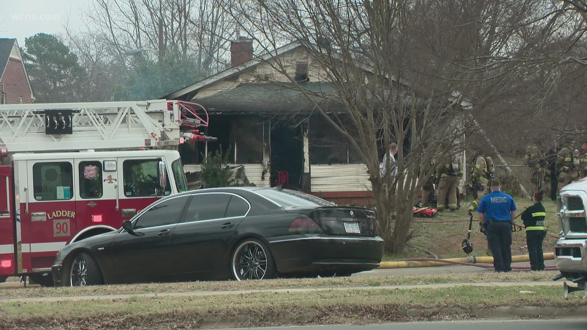 Charlotte firefighters responding to house fire | wcnc.com