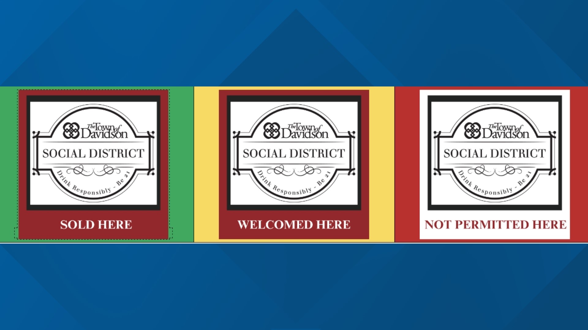 Davidson social districts are now open | wcnc.com