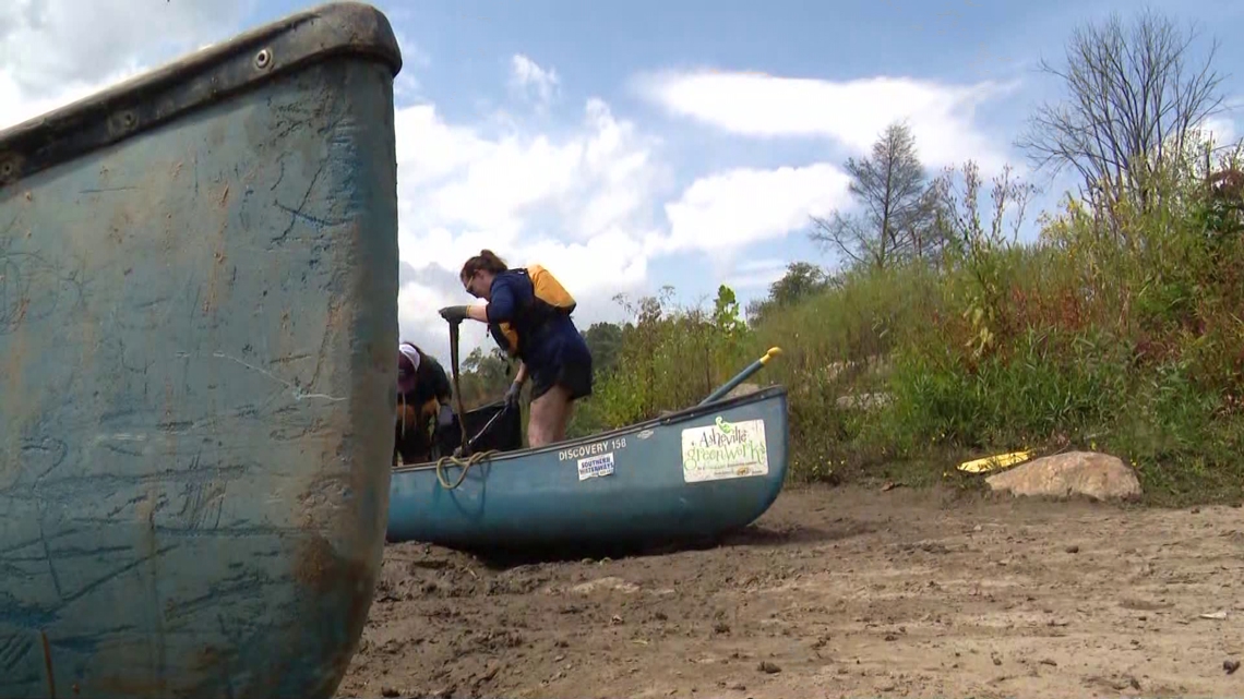 Helene cleanup ongoing on French Broad River in western N.C. | wcnc.com