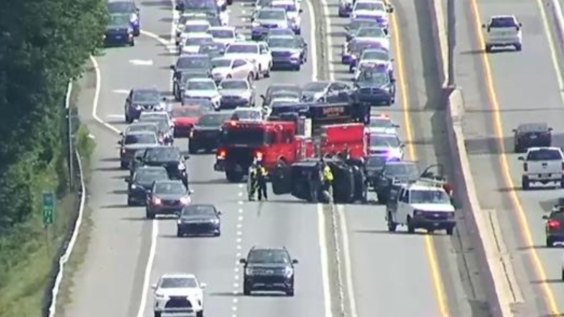 Crash on I-77 in Davidson | wcnc.com