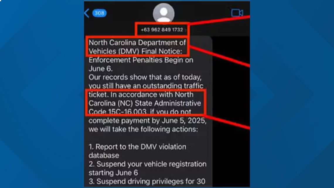 DMV text scam alert targets North Carolina drivers: What to know ...