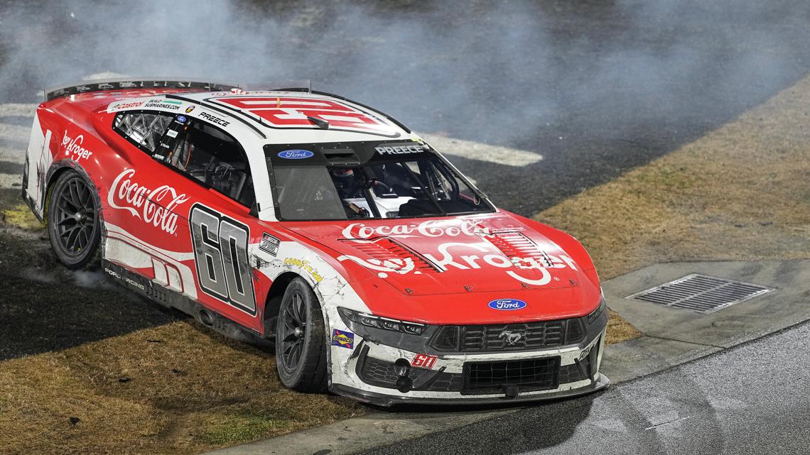 Ryan Preece wins spin-filled Cook Out Clash at Bowman Gray | wcnc.com