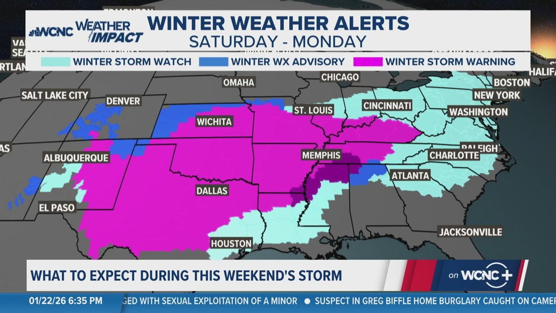 How will the approaching winter storm impact the nation? | wcnc.com