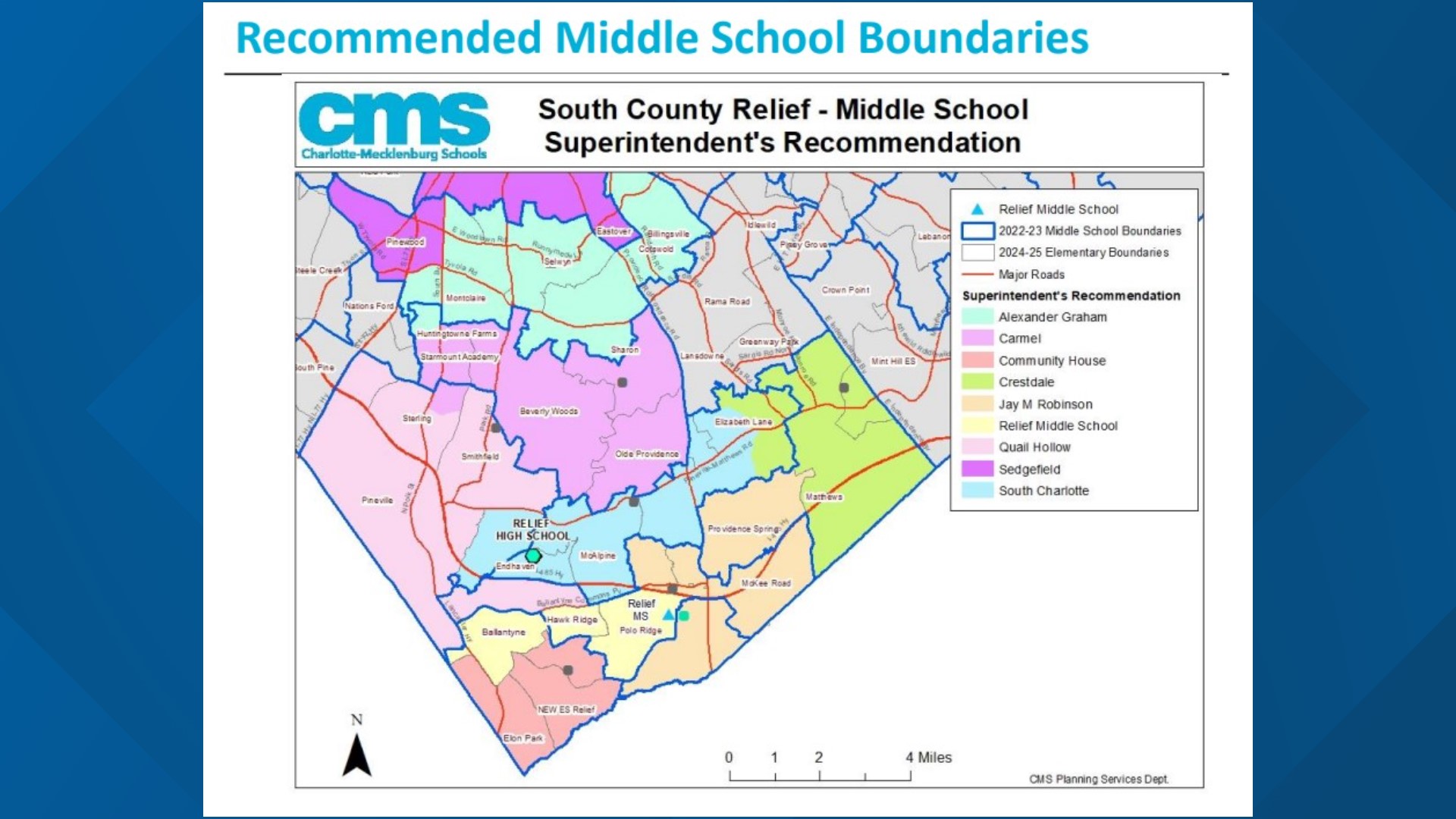 After community feedback, CMS shares updated proposal for relief schools in South Charlotte ...