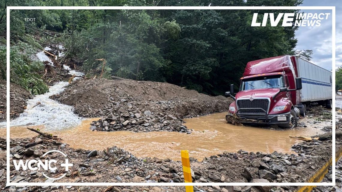 TDOT updates I-40 shutdown after rockslide, flash flooding near NC-TN ...
