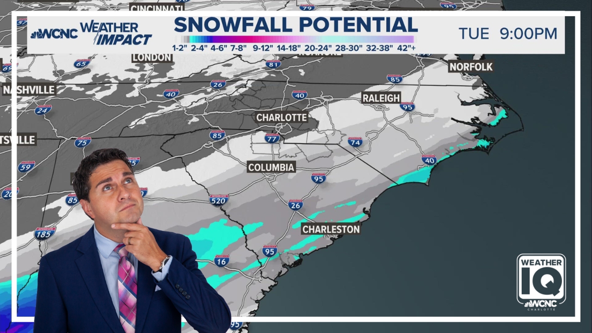 Why Charleston, SC will see more snow than Charlotte, NC | wcnc.com