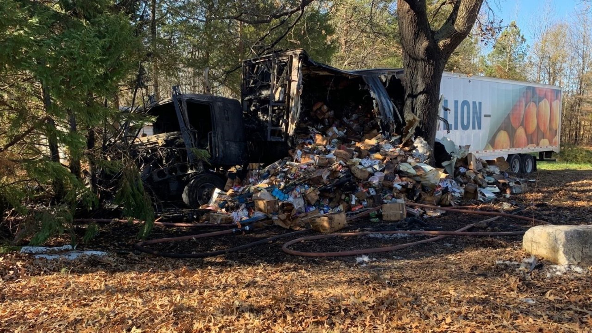 Fiery 18 Wheeler Crash Shuts Down South Carolina Highway