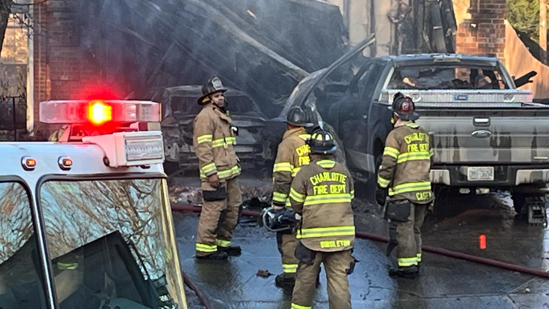 Charlotte house fire on Christmas Eve | wcnc.com