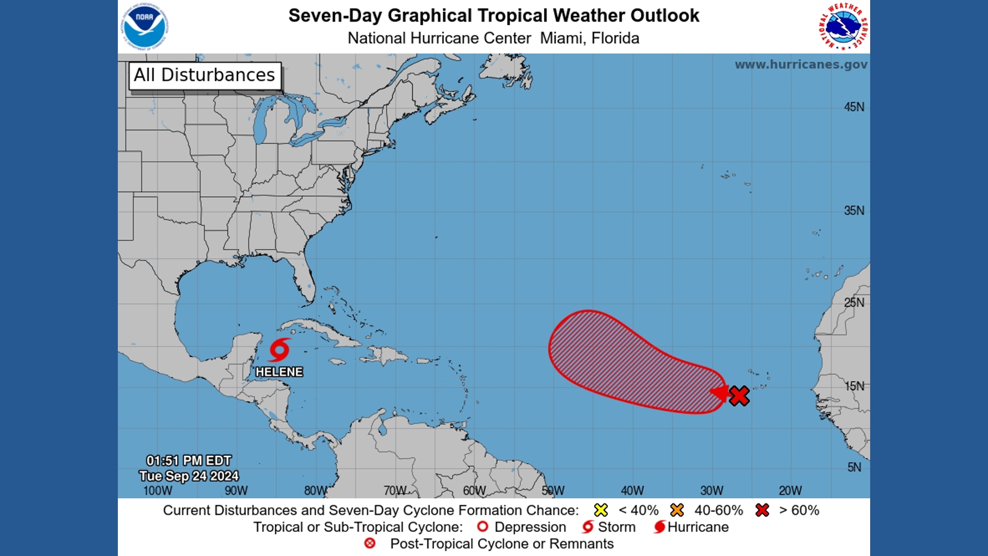 Hurricane Helene timeline: Outlooks before it hit North Carolina in ...