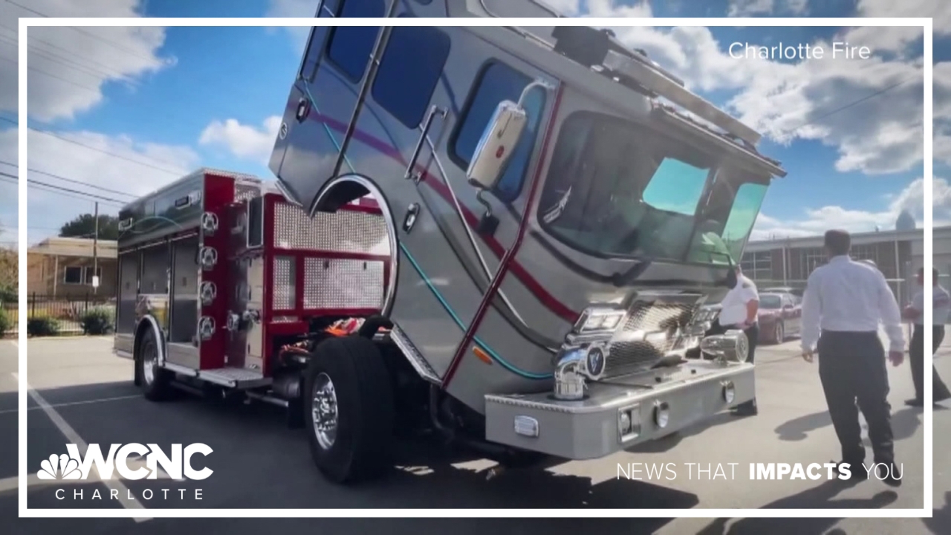 Charlotte's first fully-electric fire engine is out of service | wcnc.com