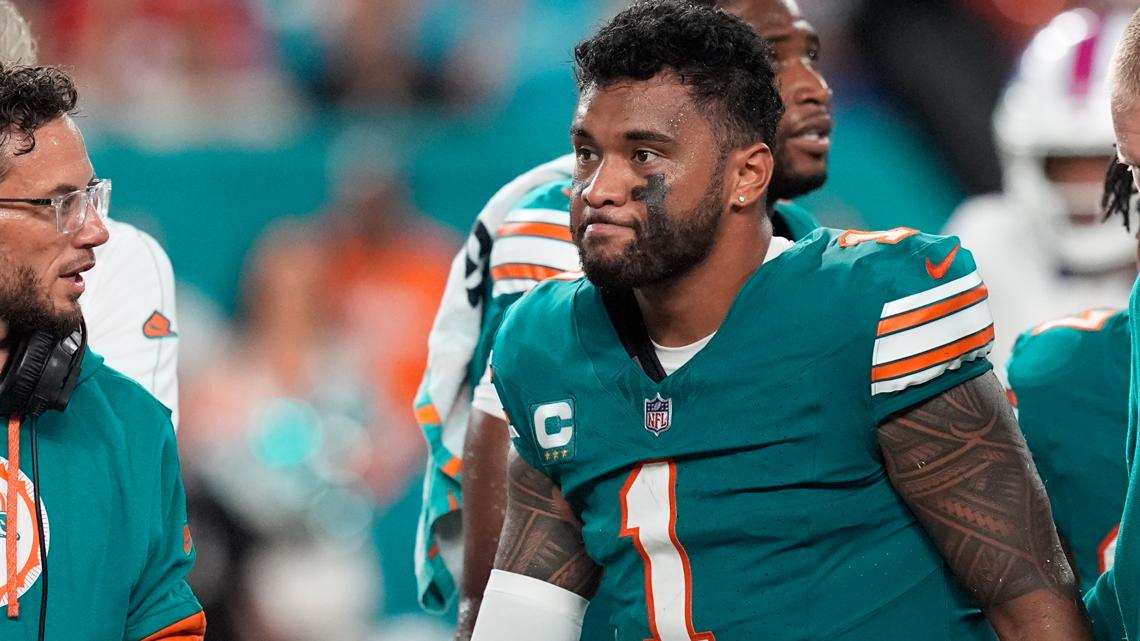 Tua Tagovailoa sustains concussion in loss to Buffalo Bills | wcnc.com