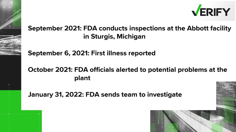 No, there is not a shortage of FDA staff who look at baby formula ...